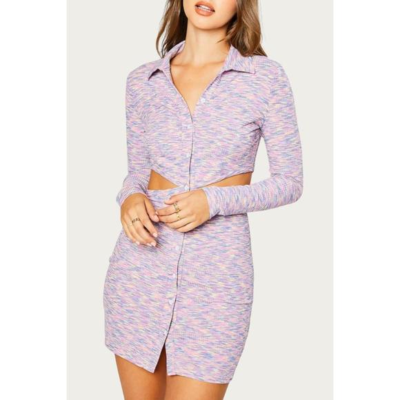 Pretty Garbage | Dresses | New Pretty Garbage Cutout Collared Mini ...